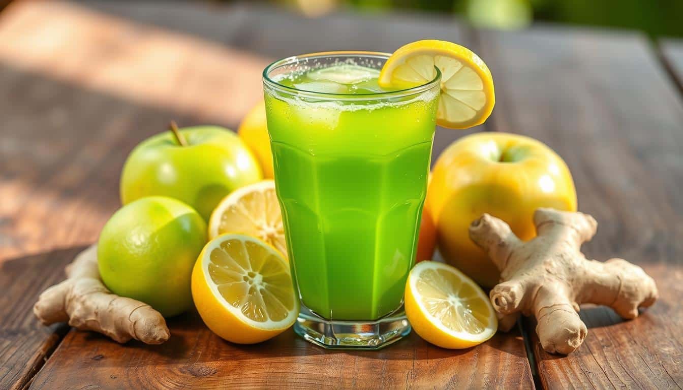 Apple Lemon Ginger Juice