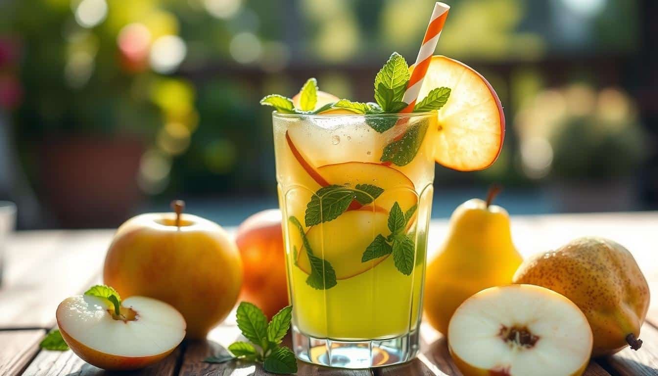 Apple-Pear Mint Cooler Juice