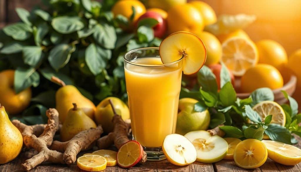Pear-Apple Turmeric Glow Juice