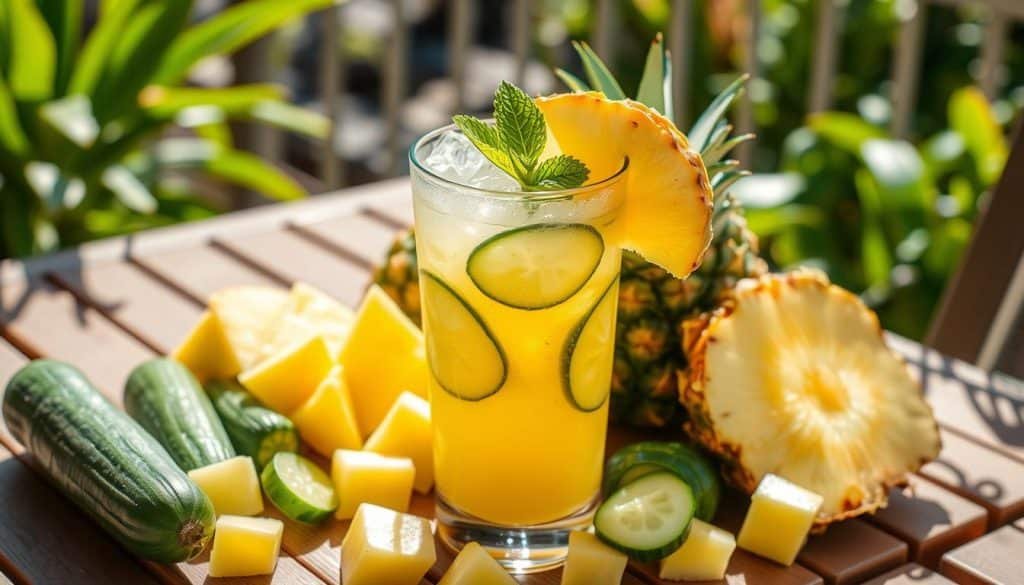 Pineapple Cucumber Juice