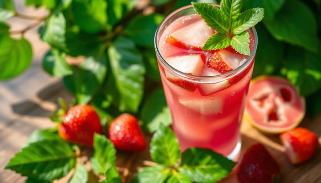Guava-Strawberry Bliss Juice