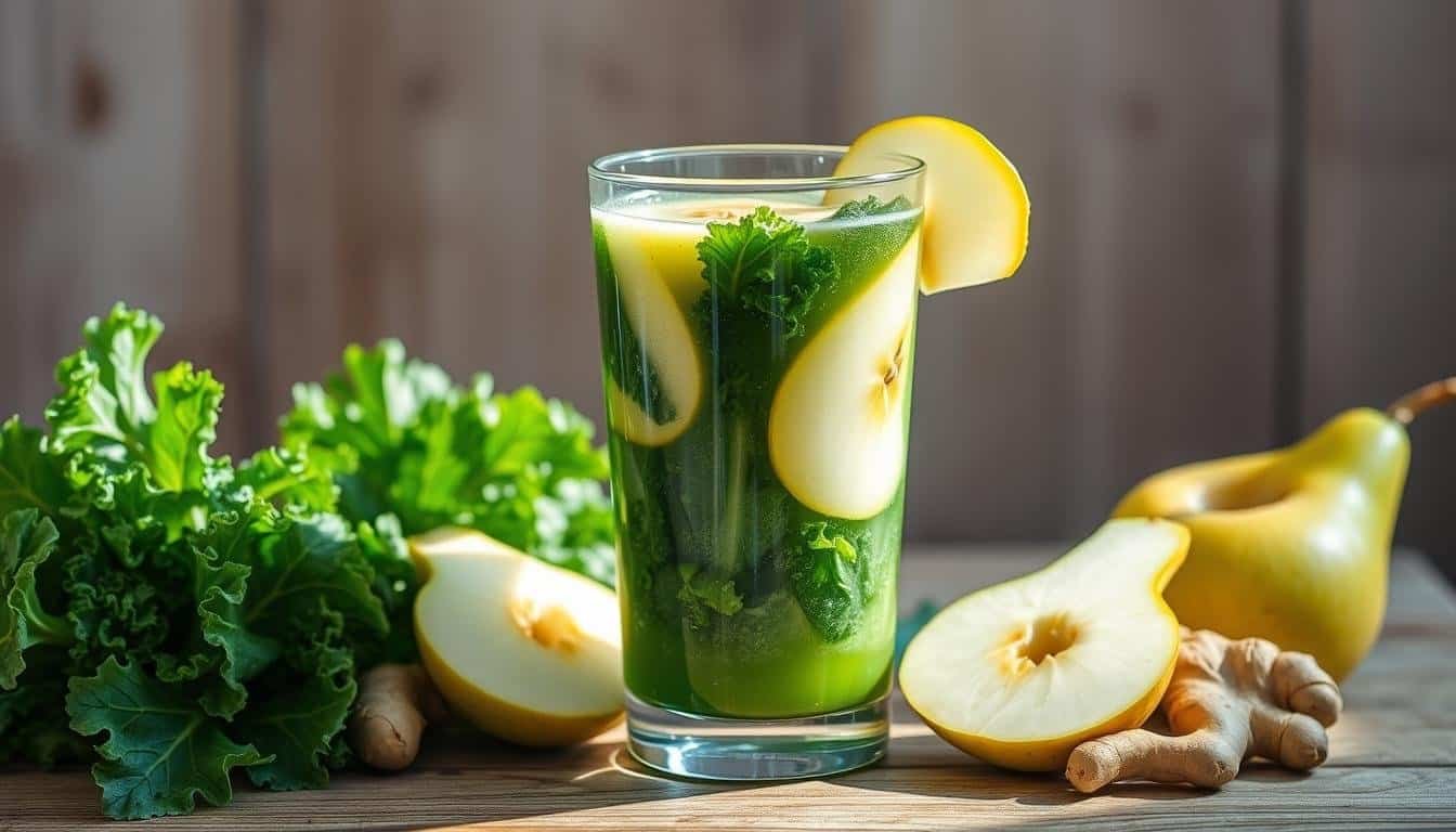 Kale-Pear Ginger Fusion Juice