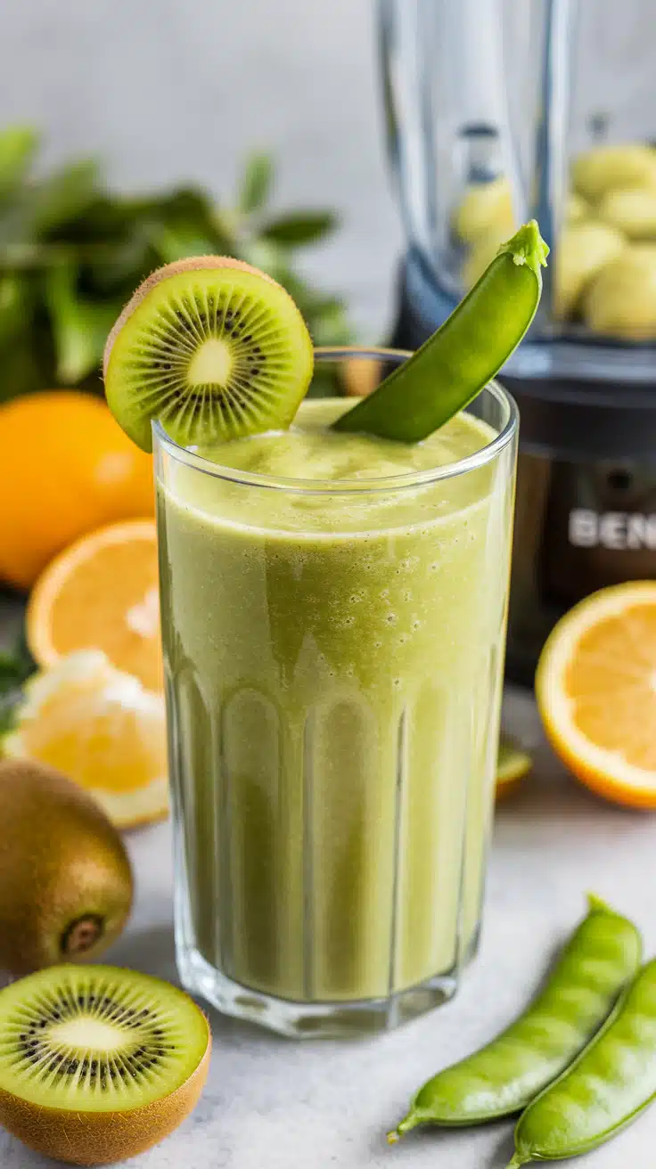 Kiwi-Snap Pea Citrus Juice