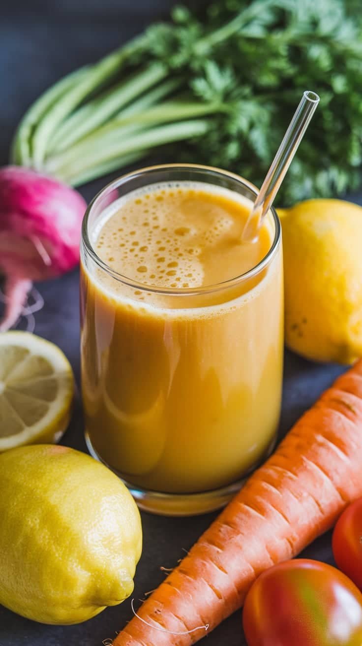 Radish-Carrot Refresh Juice