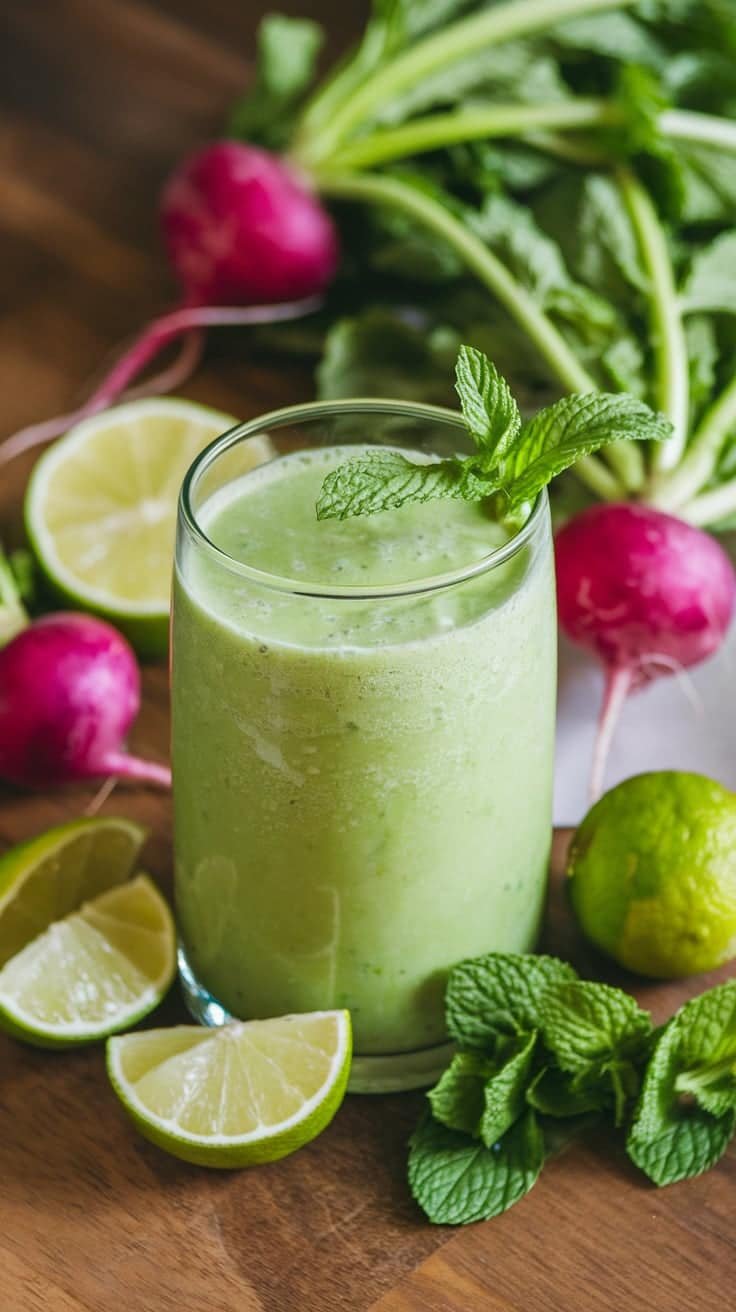 Radish-Lime Mint Juice