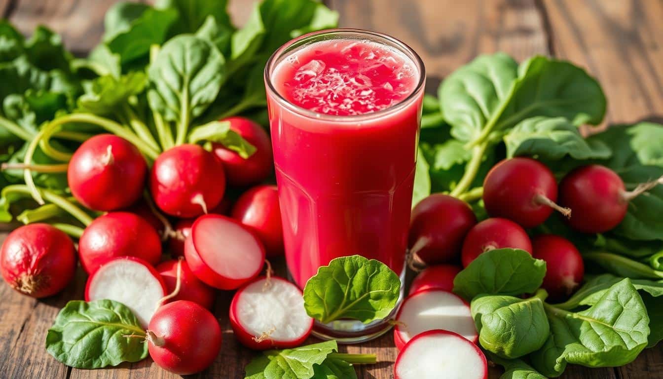 Radish-Spinach Energy Juice