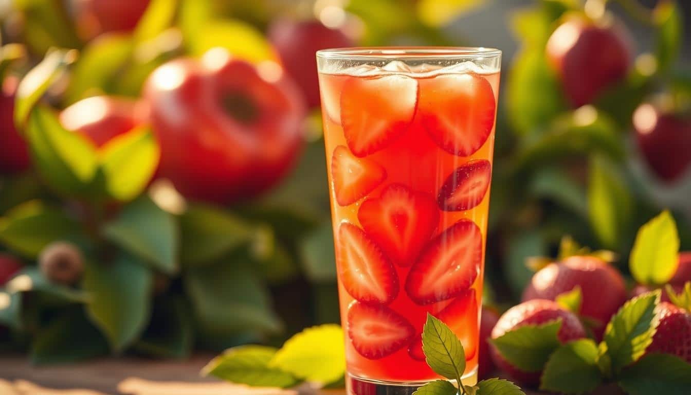 Red Bell Pepper-Strawberry Glow Juice