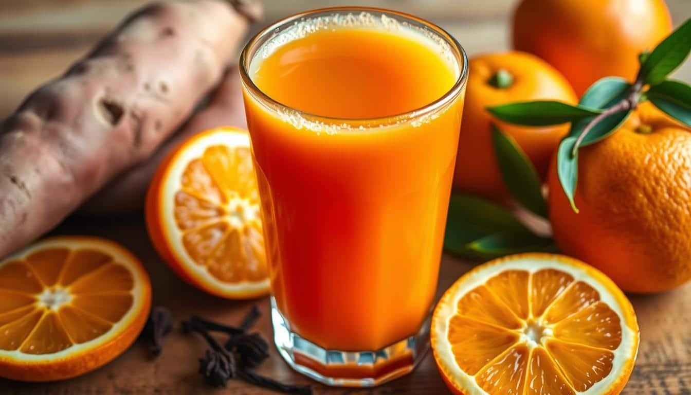 Sweet Potato-Orange Clove Juice