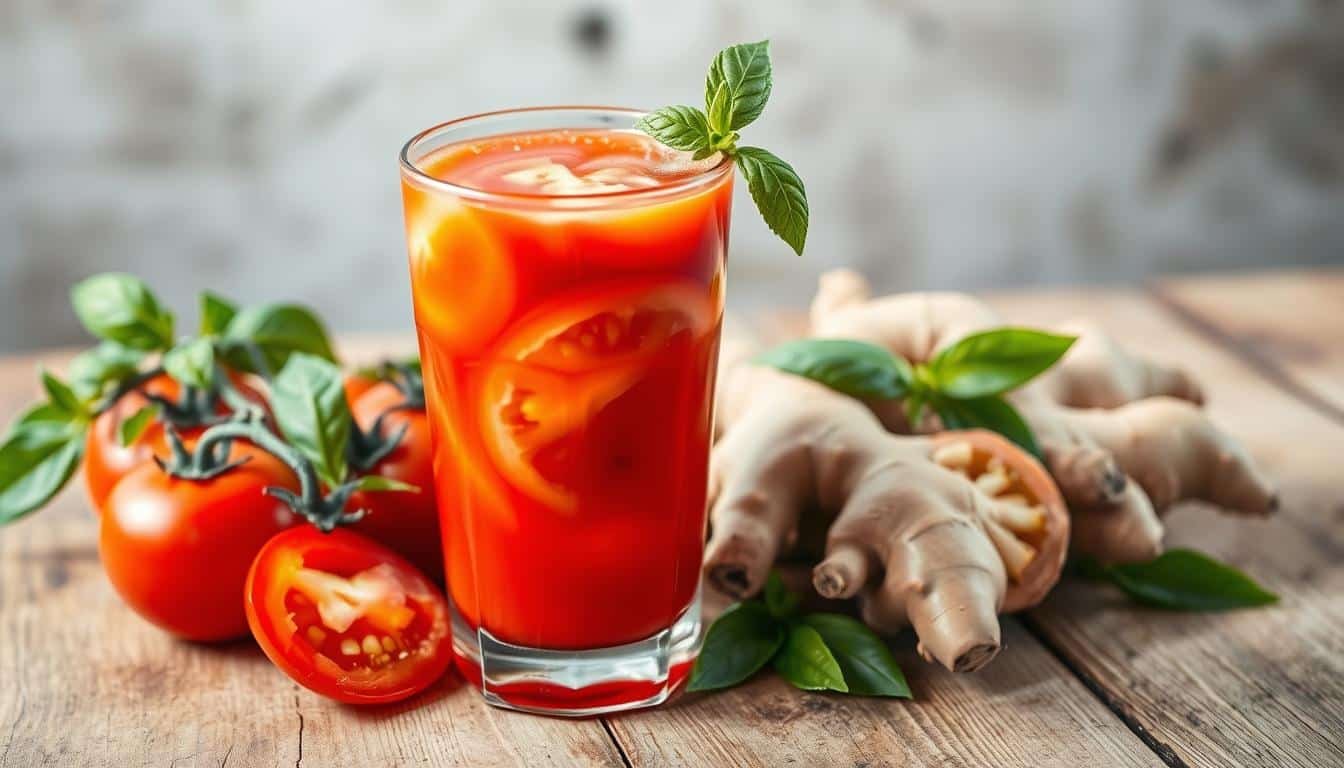Tomato-Ginger Fusion Juice