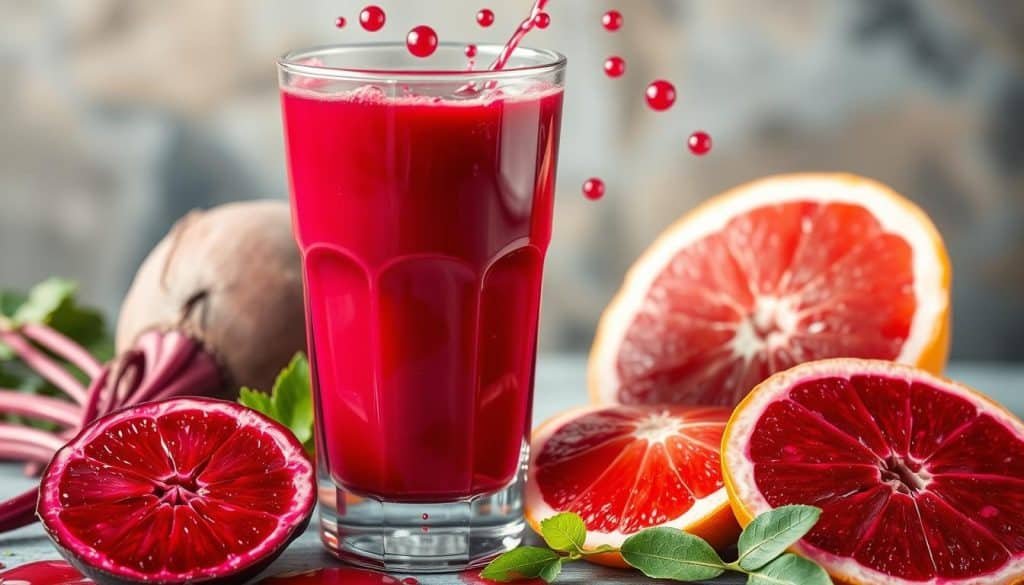 Beet-Grapefruit Spark Juice