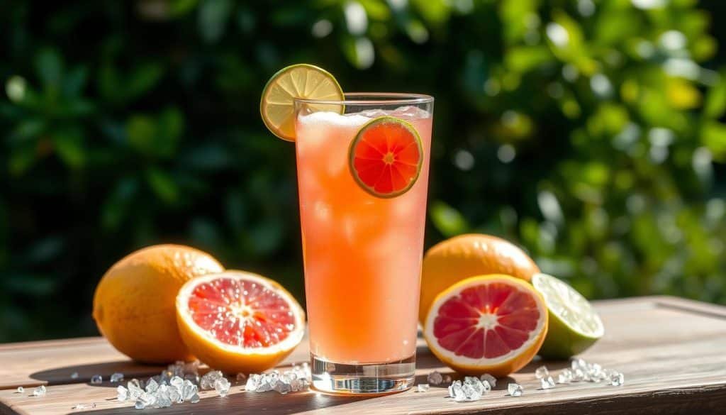 Grapefruit-Lime Fizz Juice