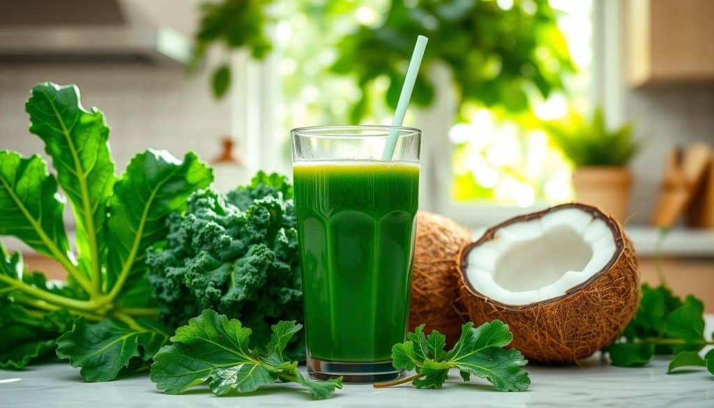 Kale-Coconut Water Hydration Juice