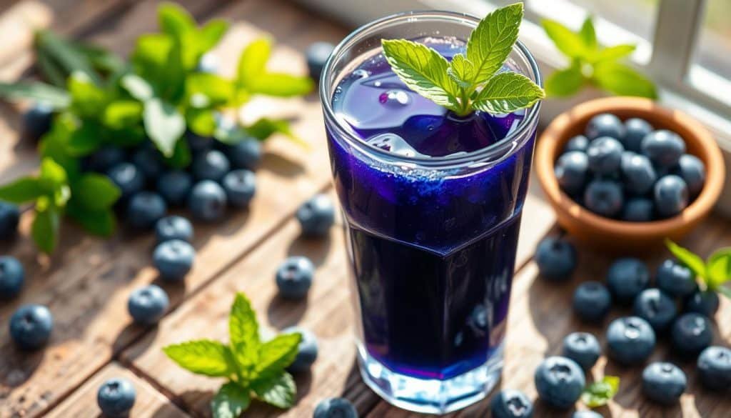 Blueberry-Mint Elixir Juice