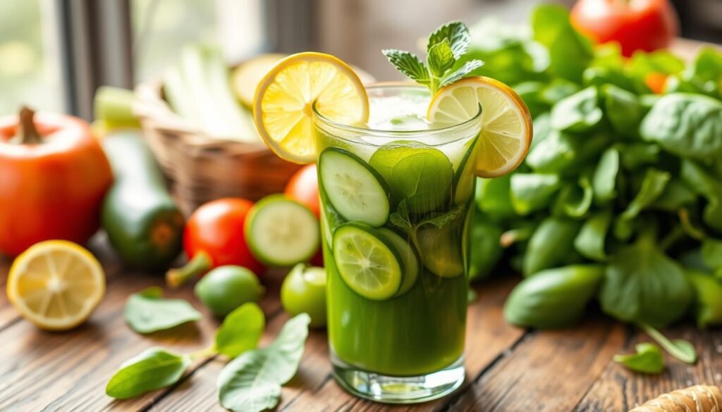 Celery-Cucumber Spinach Boost Juice
