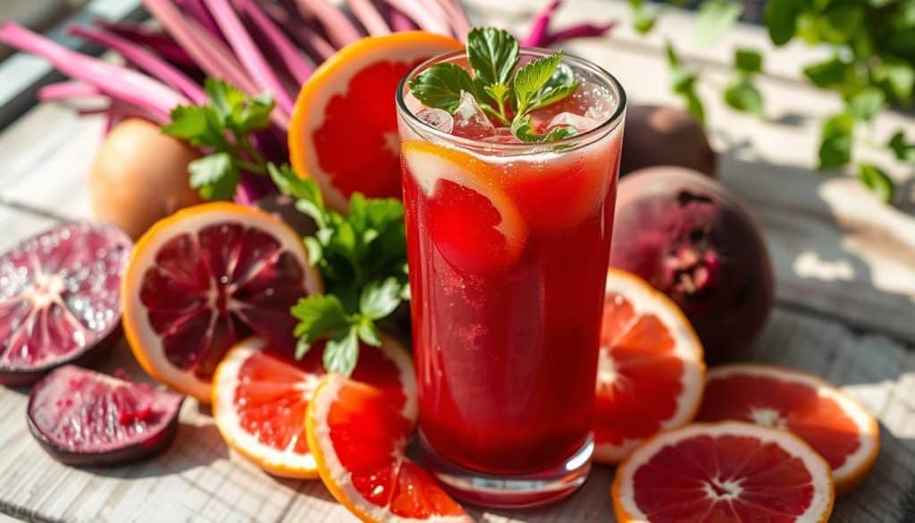 Beet-Grapefruit Spark Juice