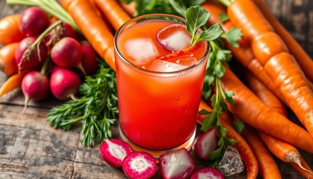 Radish-Carrot Refresh Juice