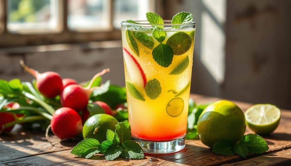 Radish-Lime Mint Juice