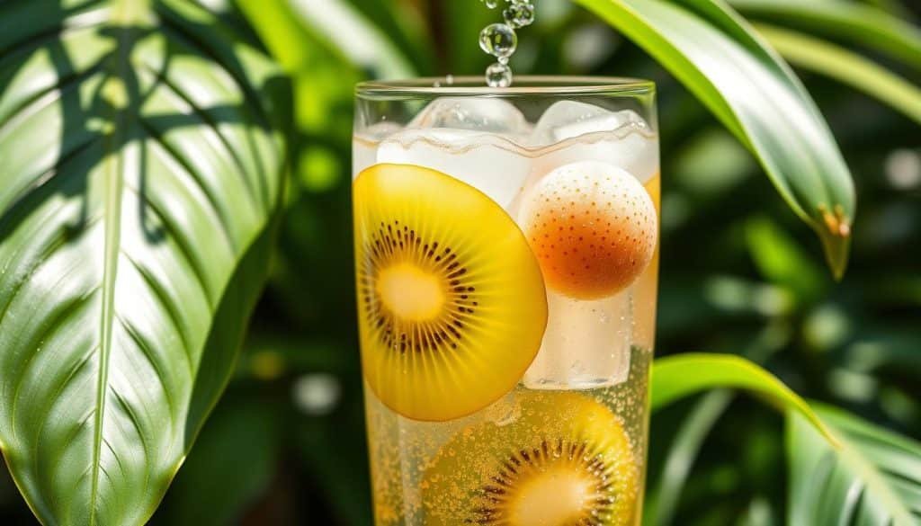 Kiwi-Lychee Spark Juice