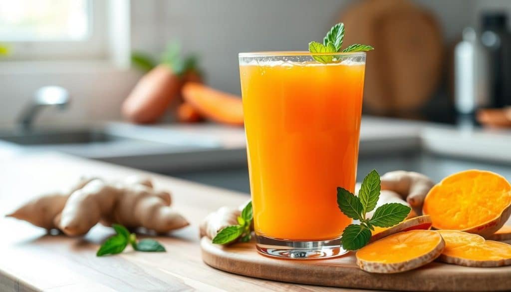 Sweet Potato-Ginger Infusion Juice