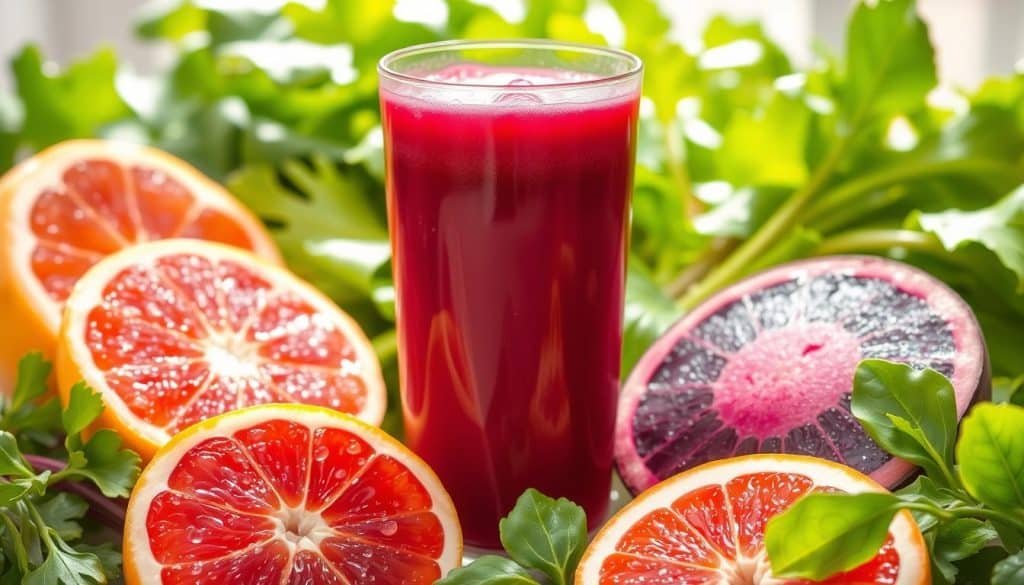 Beet-Grapefruit Spark Juice