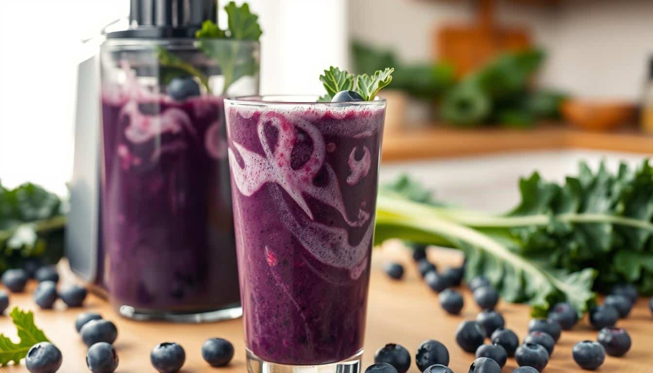 Blueberry-Kale Brain Boost Juice