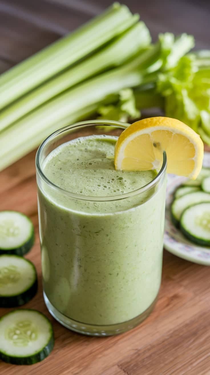 Cucumber-Celery-Lemon Juice