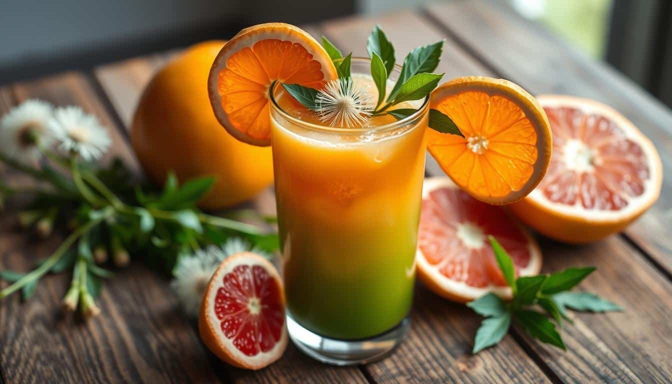 Dandelion-Grapefruit Cleanse Juice