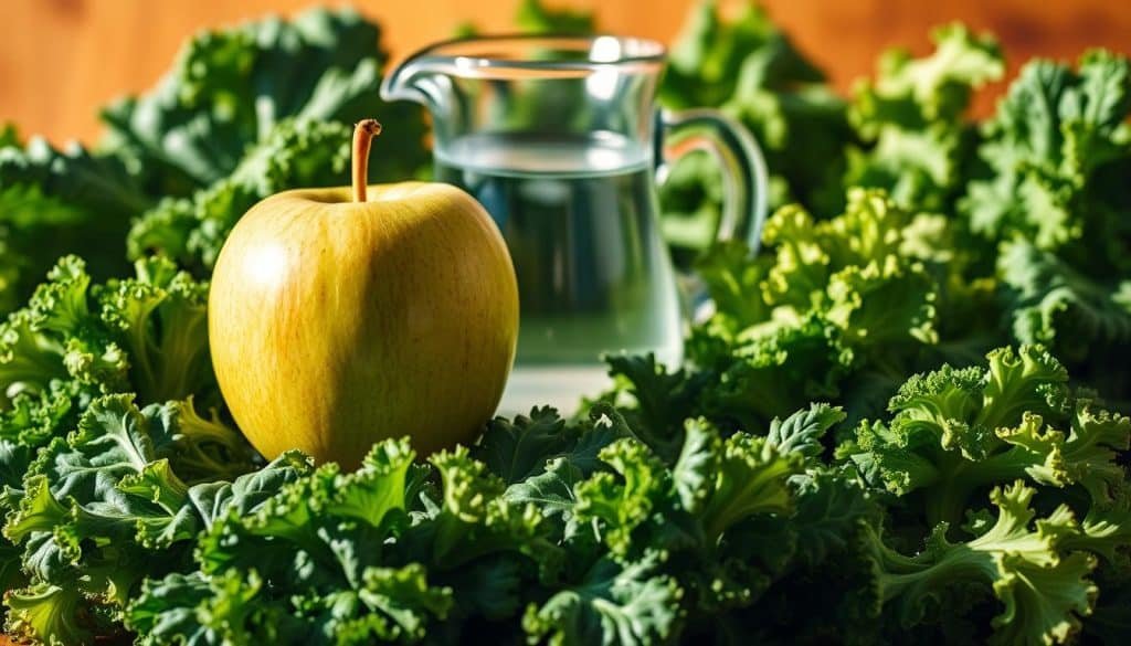 Green Apple, Lettuce, and Kale Juice
