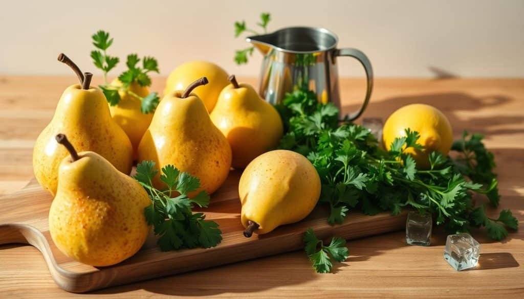 Pear and Parsley Juice