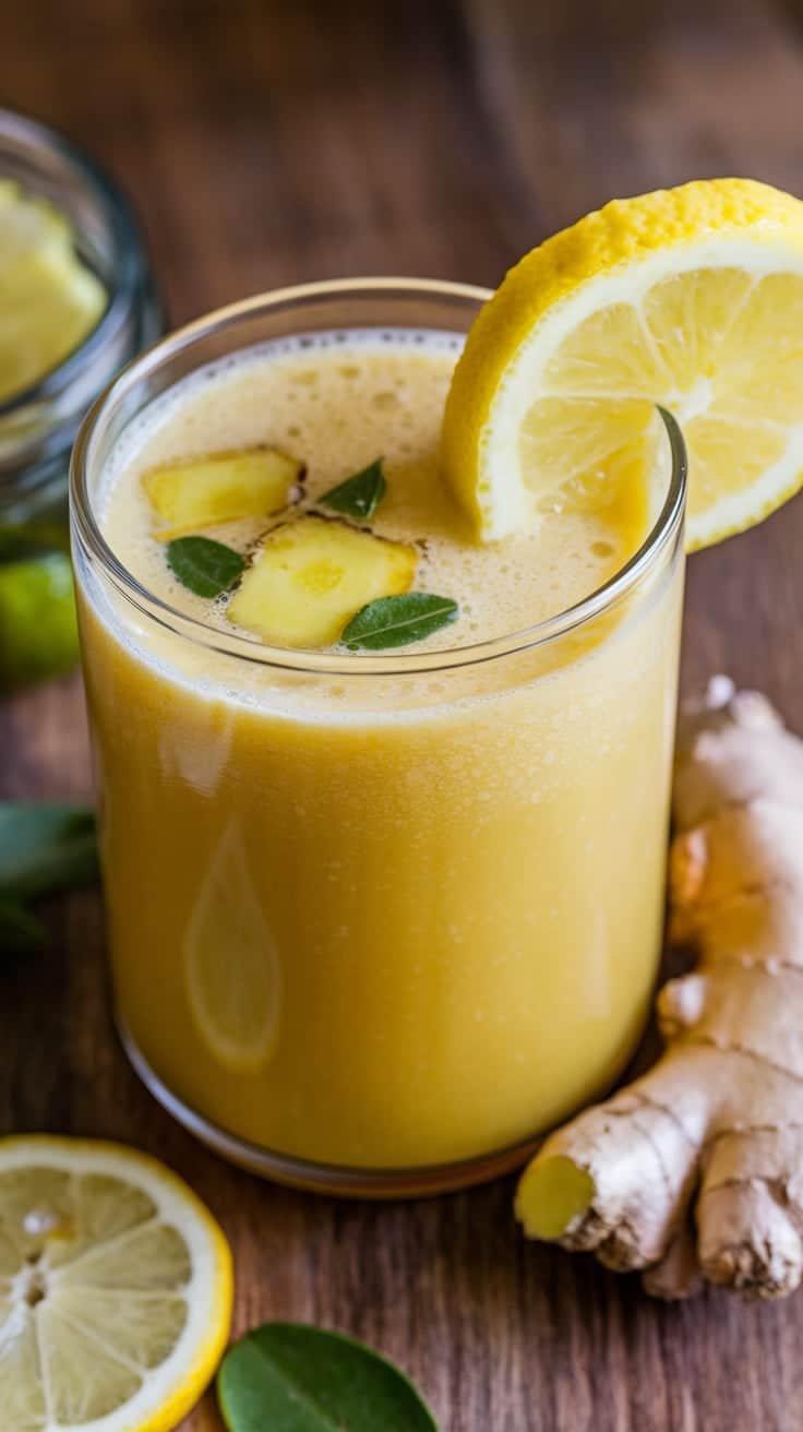 Lemon Ginger Gut Tonic Juice