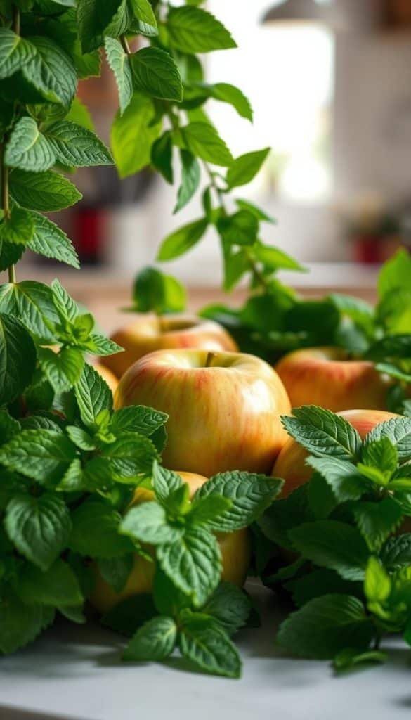 Apple and Mint Juice