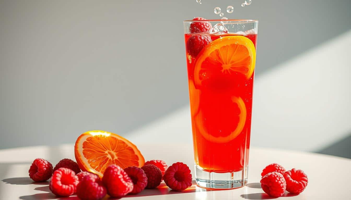Raspberry-Orange Charge Juice