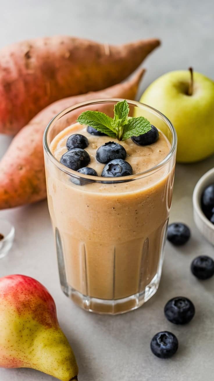 Sweet Potato-Pear Power Juice