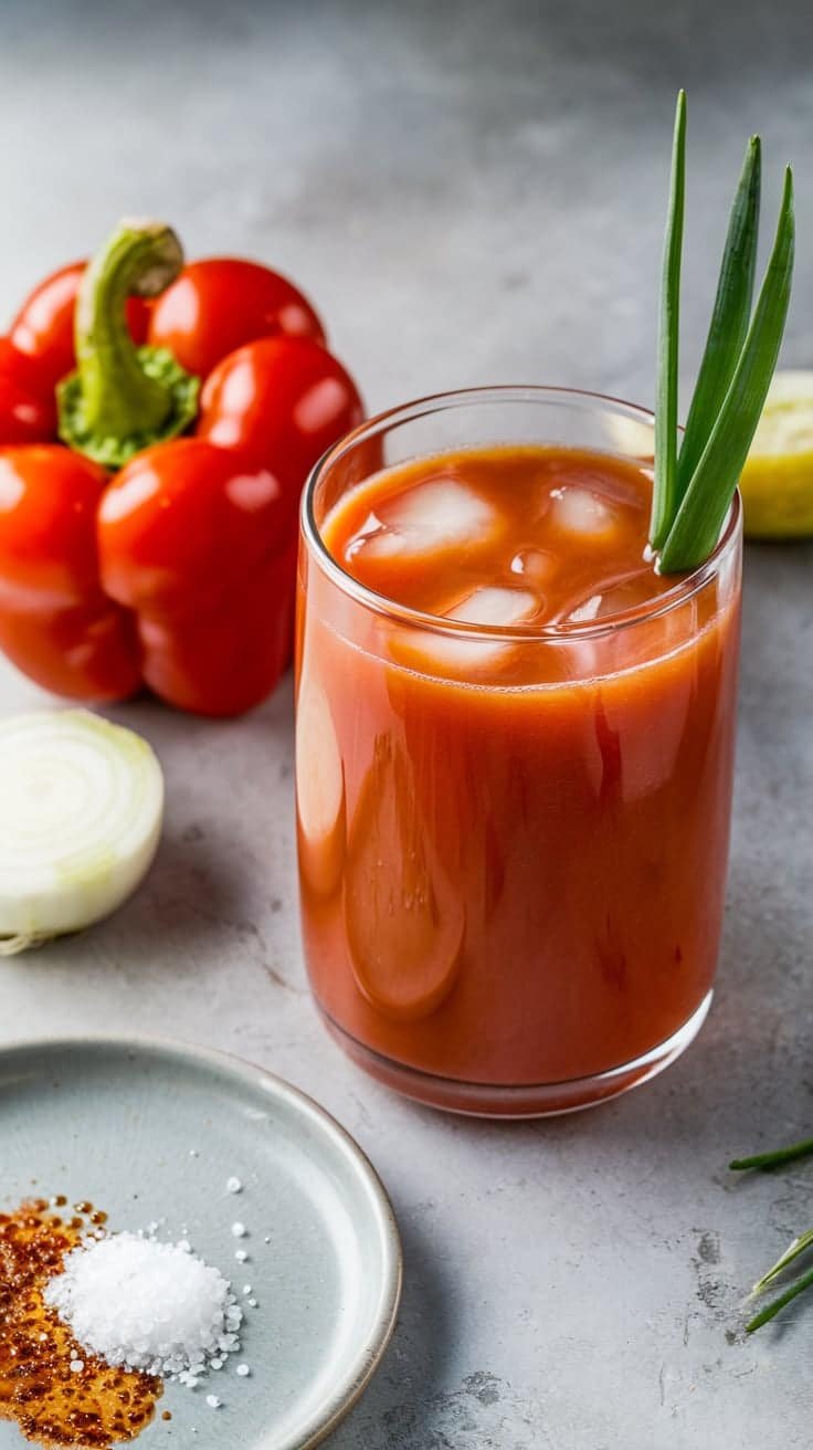 Tomato and Red Pepper Juice