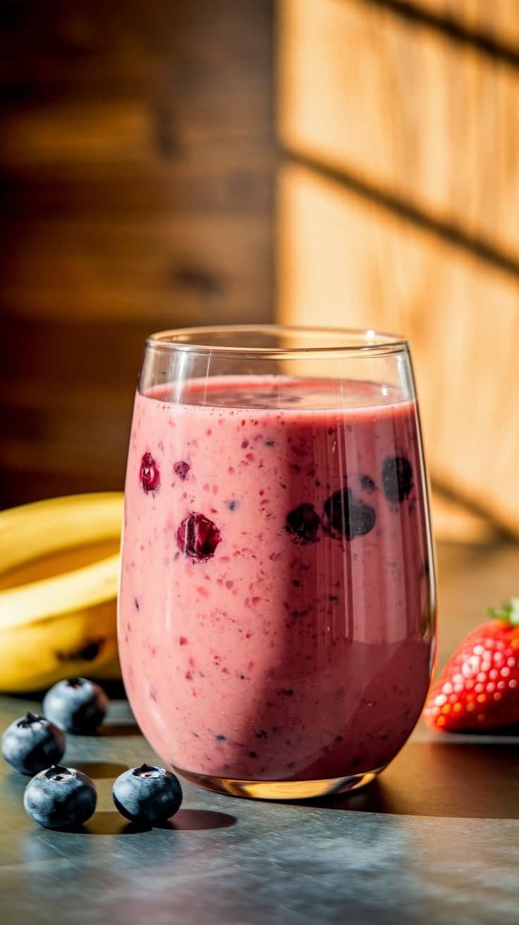 Banana Berry Juice