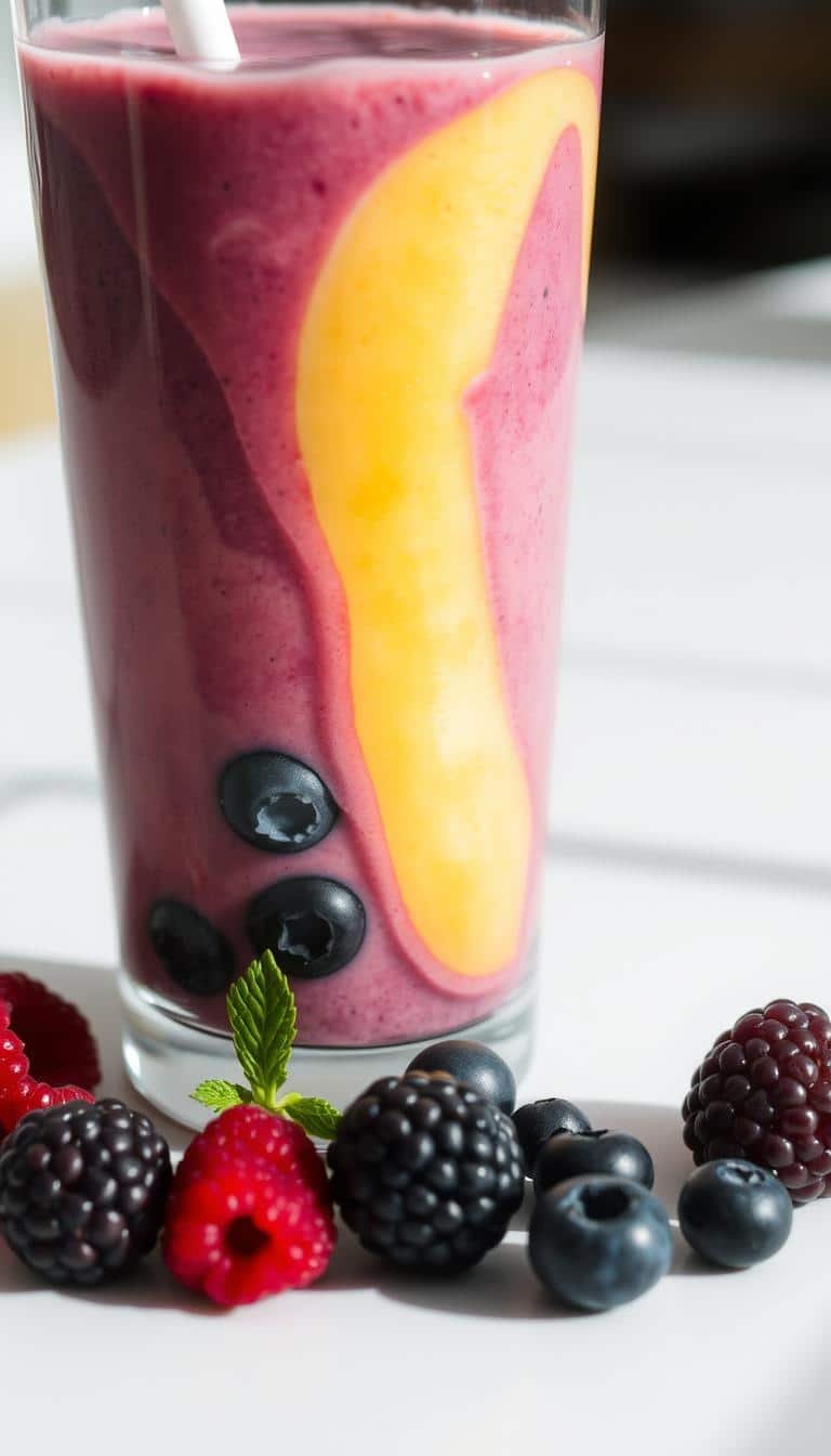 Banana Berry Juice