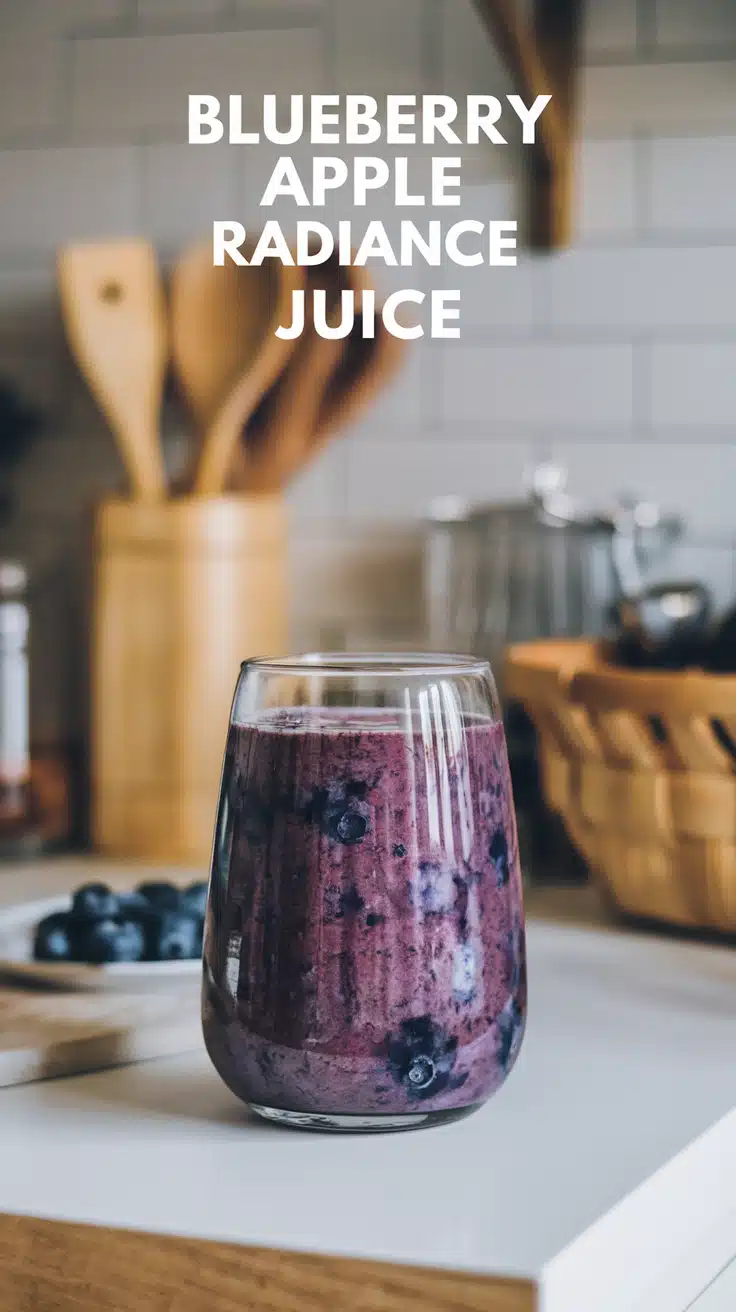 Blueberry Apple Radiance Juice - Juicing Made Easy