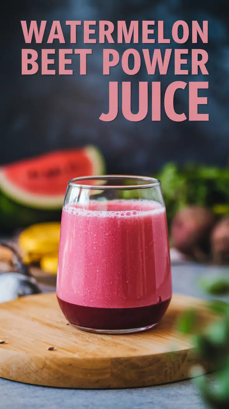 Watermelon Beet Power Juice - Juicing Made Easy
