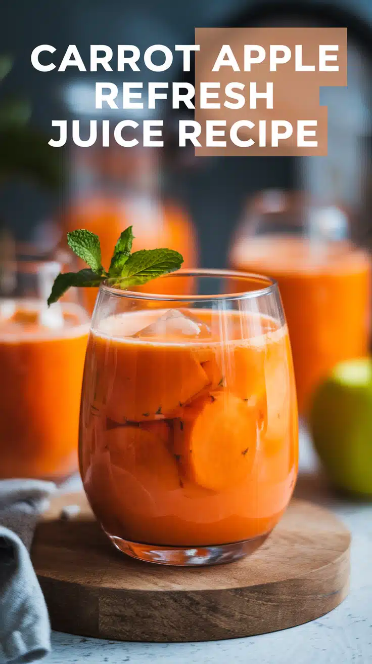 Carrot Apple Refresh Juice - Juicing Made Easy